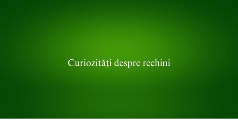 Curiozități despre rechini ️ Explicativ