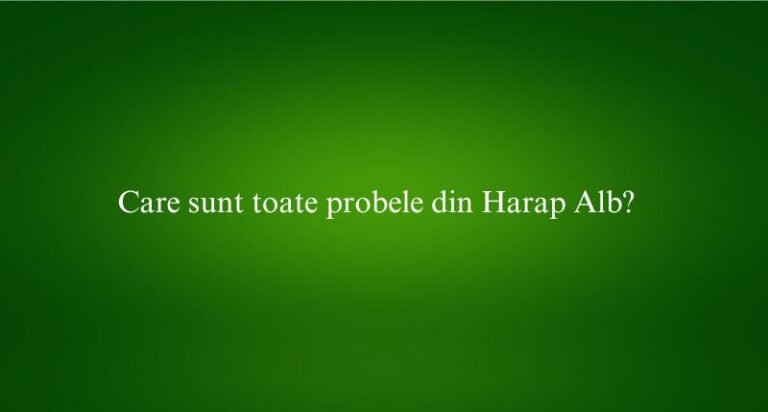 Care sunt toate probele din Harap Alb ? ️ Explicativ